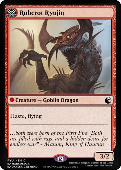 MTGNexus - Ruberot Goblin // Ruberot Ryujin