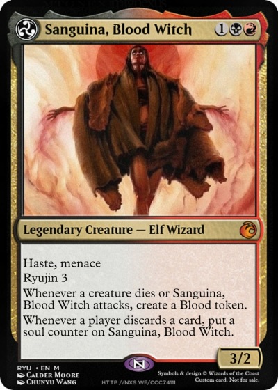MTGNexus - Sanguina, Blood Witch // Sanguina, Ascended Blood Dragon