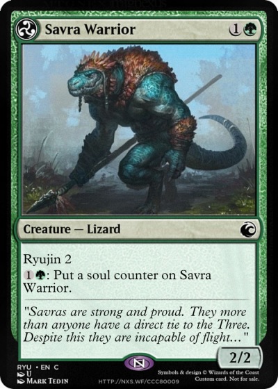 MTGNexus - Savra Warrior // Beast of the Jungle
