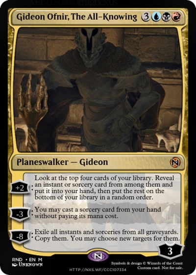 MTGNexus - Gideon Ofnir, The All-Knowing