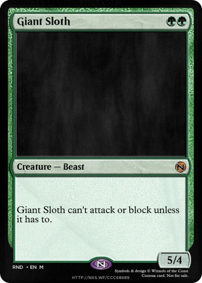 MTGNexus - Giant Sloth