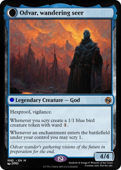 MTGNexus - Odvar's prophesy // Odvar, wandering seer