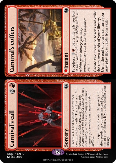 MTGNexus - Carnival's call // Carnival's coffers