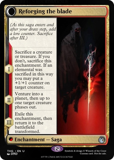 MTGNexus - Dimension-splitter sword // Reforging the blade