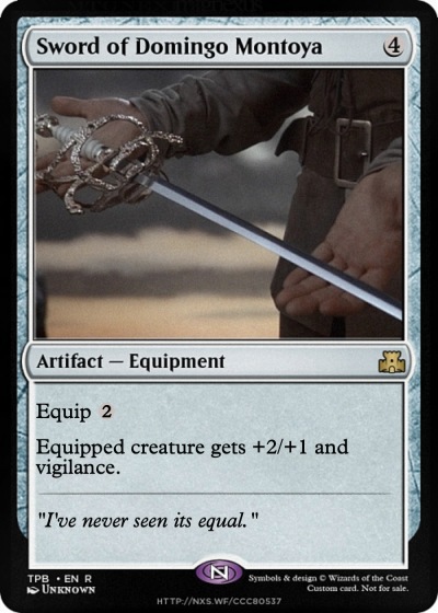 MTGNexus - Sword of Domingo Montoya