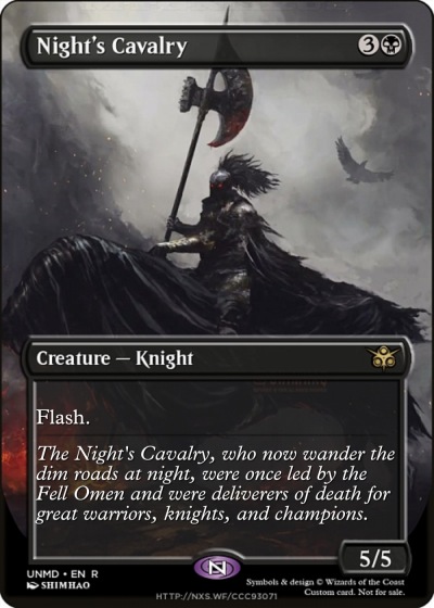 MTGNexus - Night's Cavalry