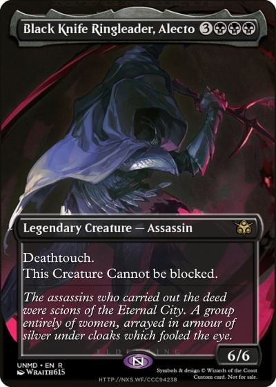 MTGNexus - Black Knife Ringleader, Alecto