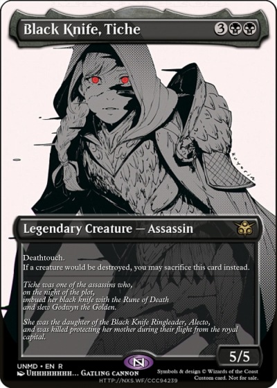 MTGNexus - Black Knife, Tiche
