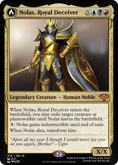 MTGNexus - Nolas, Royal Deceiver // Nicol Bolas, Reignited