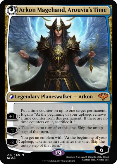 MTGNexus - Chronis, The Time Lord // Arkon Magehand, Arouvia's Time