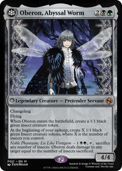 MTGNexus - Oberon, Faerie King // Oberon, Abyssal Worm