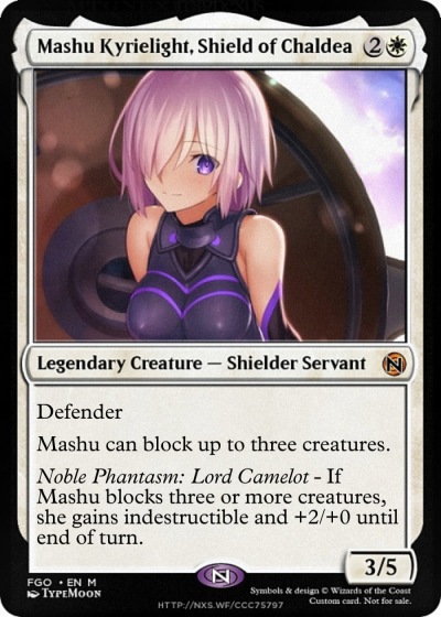 MTGNexus - Mashu Kyrielight, Shield of Chaldea