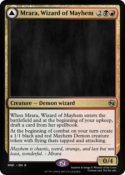 MTGNexus - Mrara, Wizard of Mayhem // Mrara, wizard of mayhem’s spellbook