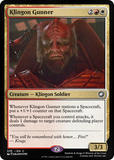 MTGNexus - Klingon Gunner