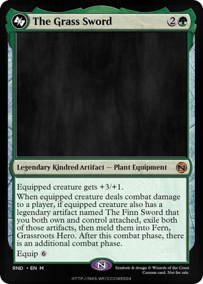 MTGNexus - The Grass Sword // Fern, Grassroots Hero