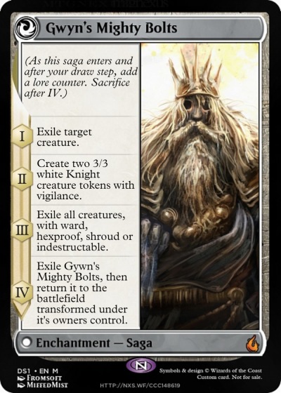 MTGNexus - Gwyn, Lord of Sunlight // Gwyn's Mighty Bolts