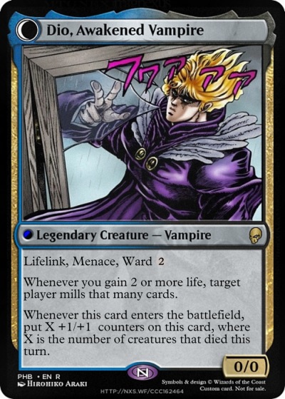 MTGNexus - Dio, Scheming Blackheart // Dio, Awakened Vampire