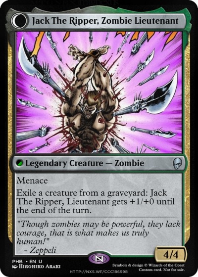 MTGNexus - Jack The Ripper // Jack The Ripper, Zombie Lieutenant