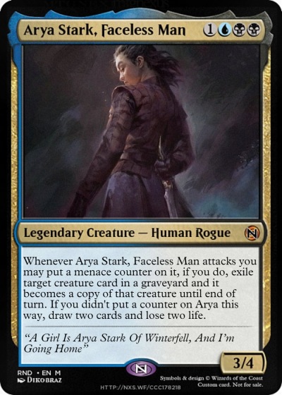 MTGNexus - Arya Stark, Faceless Man