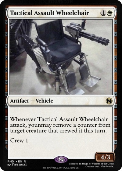 MTGNexus - Tactical Assault Wheelchair