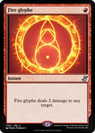 MTGNexus - Fire glyphe