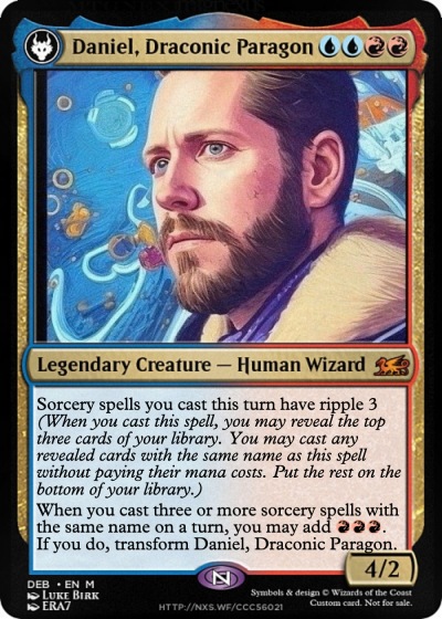 MTGNexus - Daniel, Draconic Paragon // Daniel, the Sorcery Seared