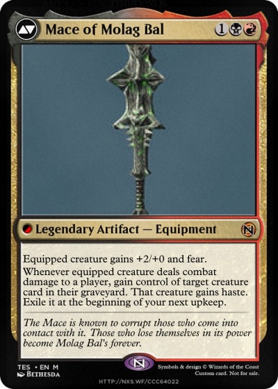 MTGNexus - Molag Bal, Lord of Domination // Mace of Molag Bal
