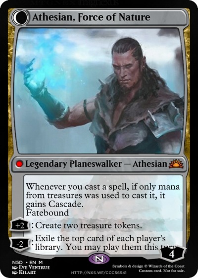MTGNexus - Athesian, Waveborn // Athesian, Force of Nature