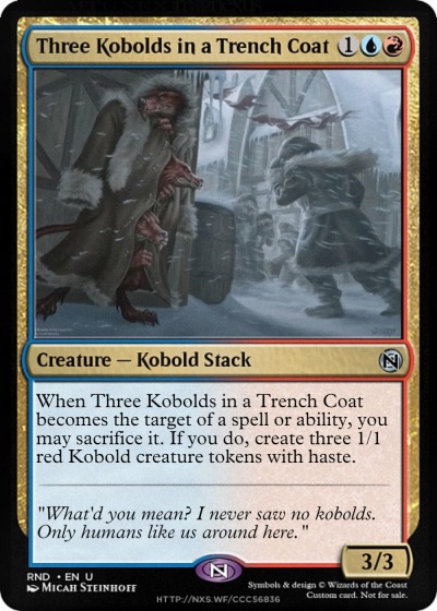 MTGNexus - Three Kobolds in a Trench Coat