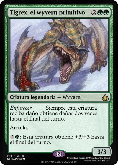 MTGNexus - Tigrex, el wyvern primitivo