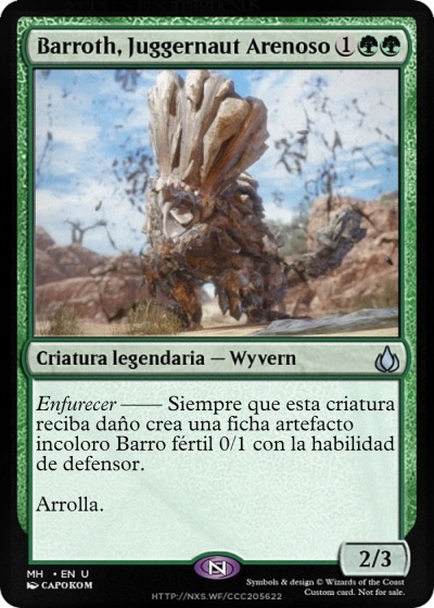 MTGNexus - Barroth, Juggernaut Arenoso