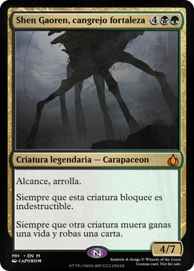 MTGNexus - Shen Gaoren, cangrejo fortaleza