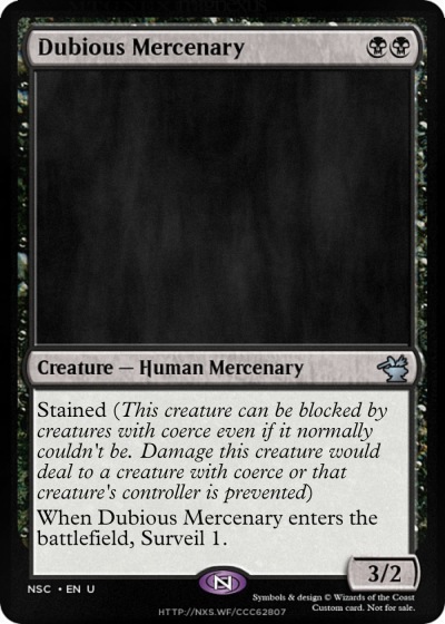MTGNexus - Dubious Mercenary