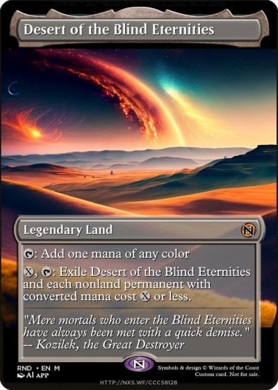 MTGNexus - Desert of the Blind Eternities