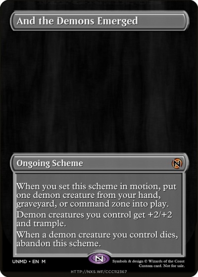 MTGNexus - Table Top Terror Schemes