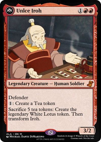 MTGNexus - Unlce Iroh // Iroh, White Lotus Warrior