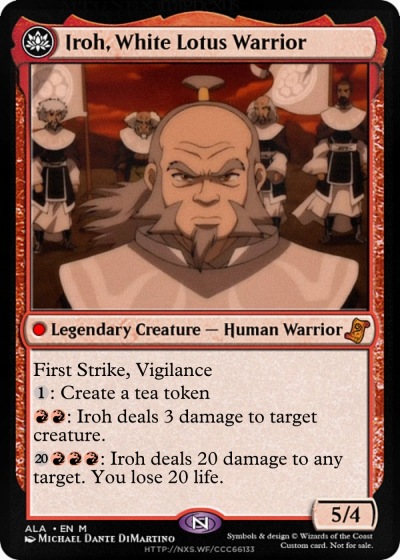 MTGNexus - Unlce Iroh // Iroh, White Lotus Warrior