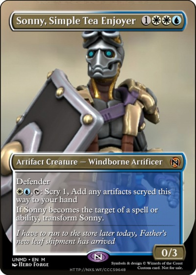 MTGNexus - Sonny, Simple Tea Enjoyer // Bop, The Box Sentinel of Legend