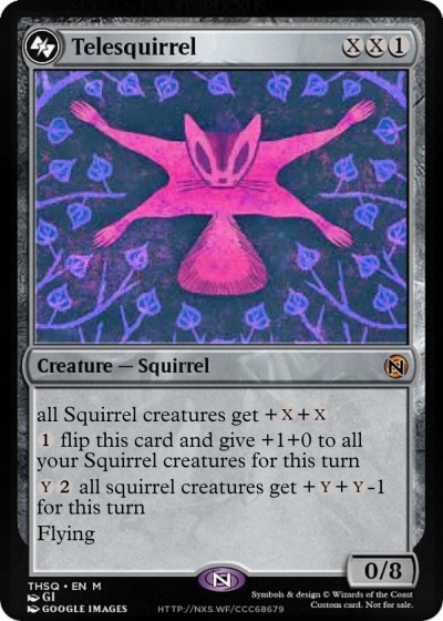 MTGNexus - Telesquirrel // Sol Squirrel