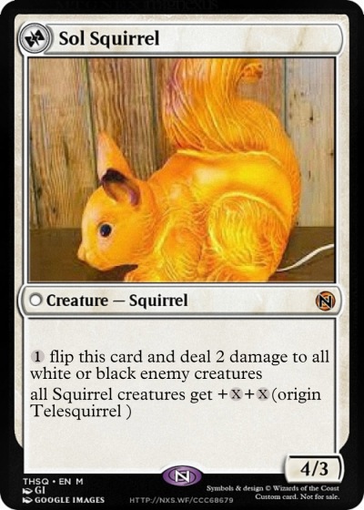MTGNexus - Telesquirrel // Sol Squirrel