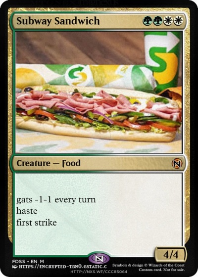 MTGNexus - Subway Sandwich