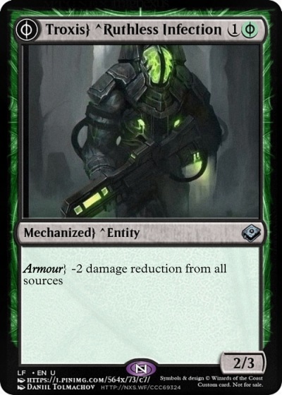 MTGNexus - Troxis] - Ruthless Infection // Troxis's Soul]
