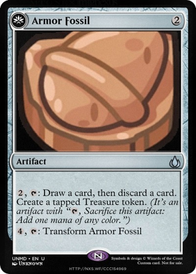 MTGNexus - Armor Fossil // Shieldon
