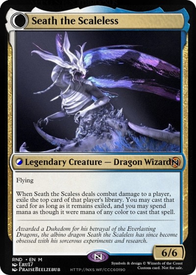 MTGNexus - The Crystal Cave // Seath the Scaleless