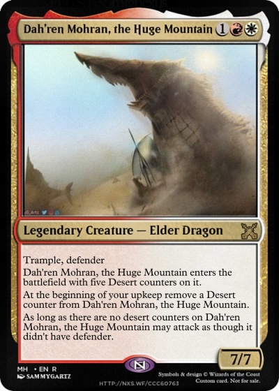 MTGNexus - Dah'ren Mohran, the Huge Mountain