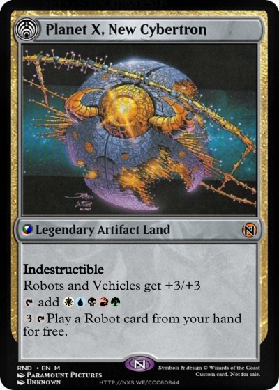 MTGNexus - Unicron, Lord of Chaos // Planet X, New Cybertron