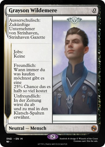MTGNexus - Grayson Wildemere