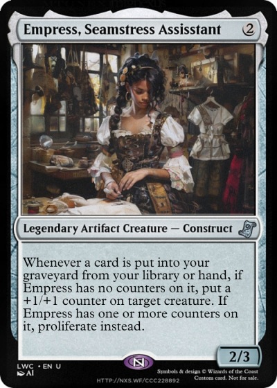 MTGNexus - Empress, Seamstress Assisstant