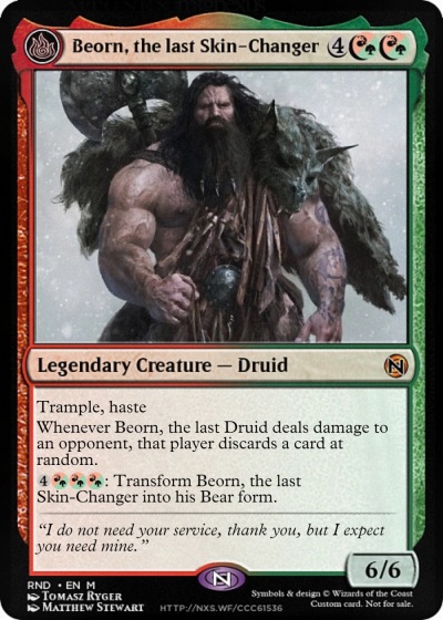 MTGNexus - Beorn, the last Skin-Changer // Beorn, Goblins Bane