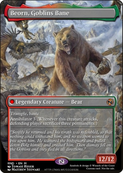 MTGNexus - Beorn, the last Skin-Changer // Beorn, Goblins Bane